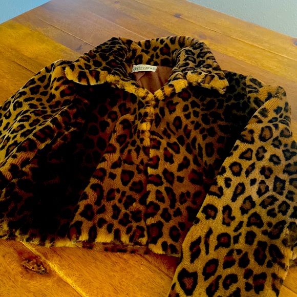 Jackets & Coats | Vintage Leopard Fur Jacket | Poshmark